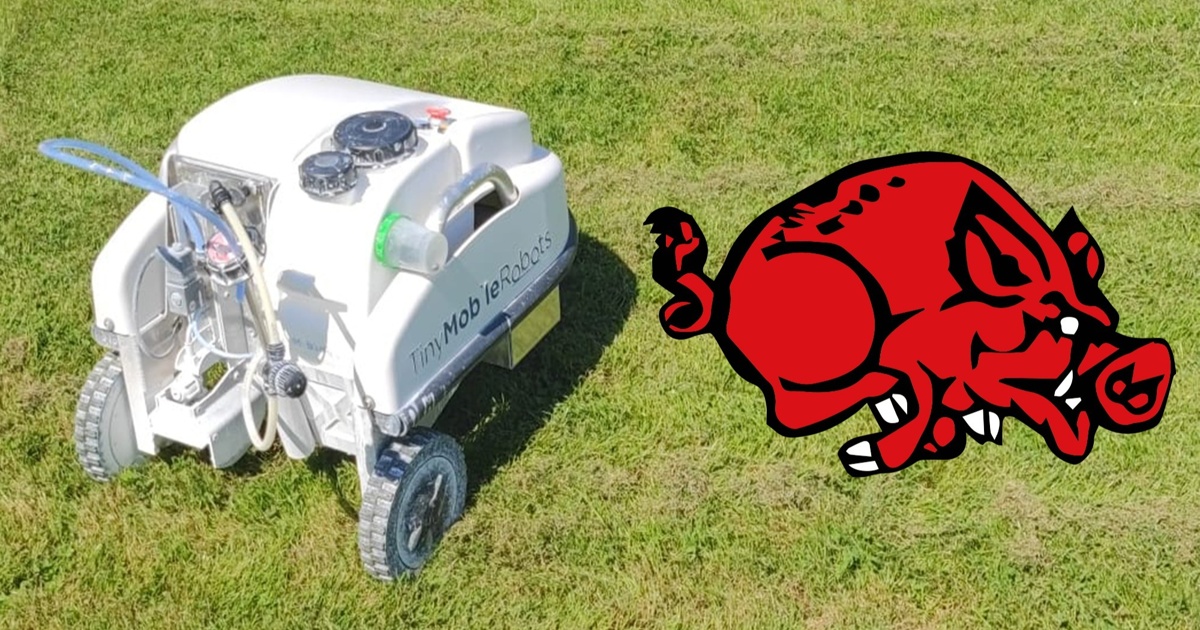 Markierroboter für die Fursty Razorbacks - Viele schaffen mehr